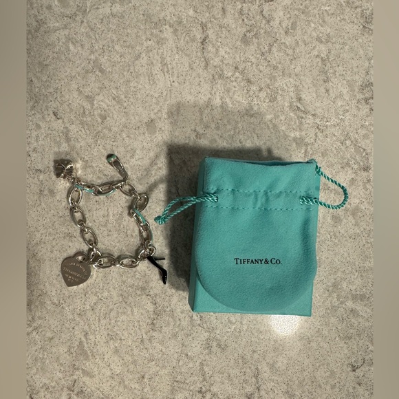 Tiffany & Co. | Jewelry | Tiffany Co Tiffany Blue Enamel Oval Clasping ...